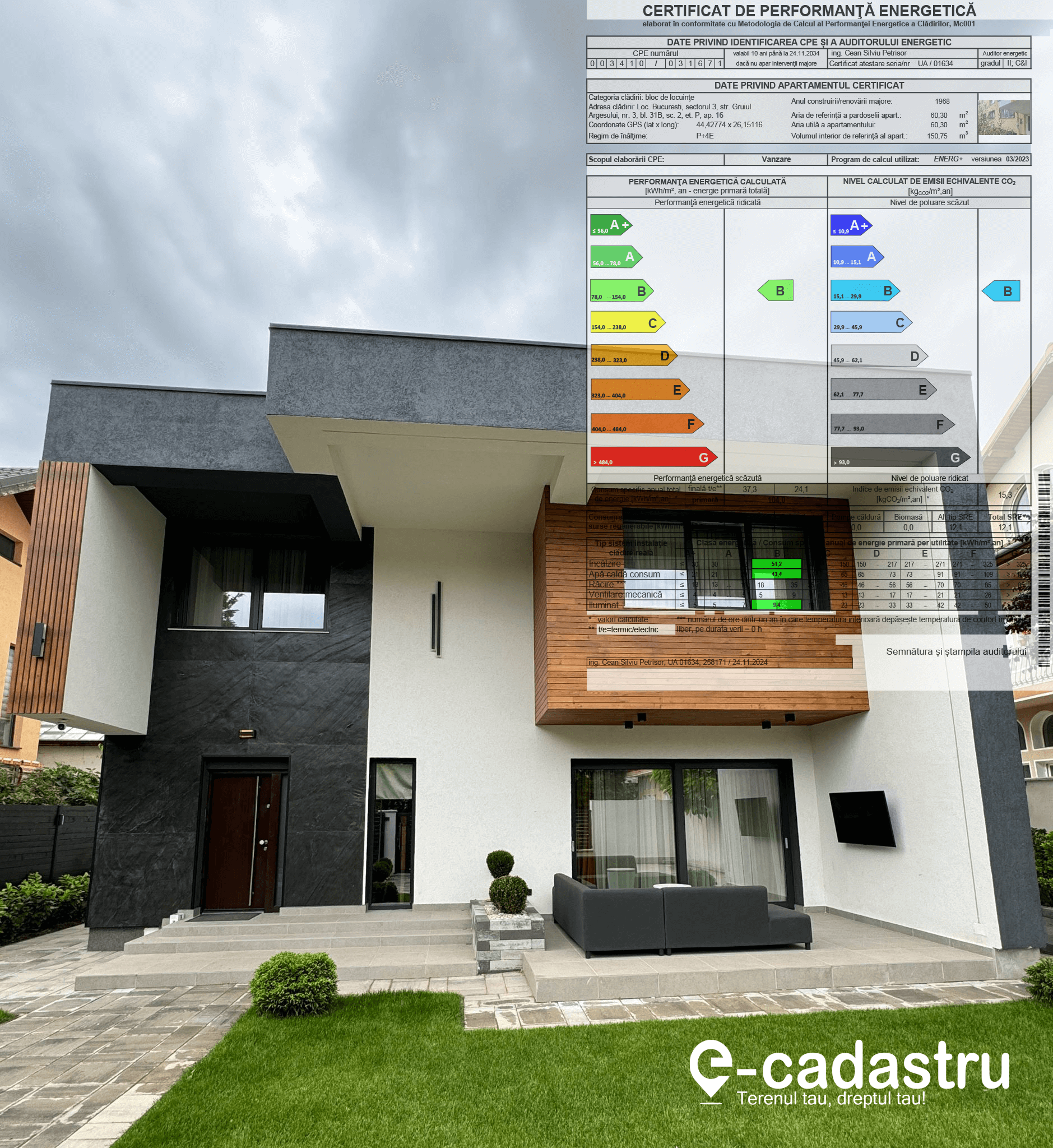 Certificatul energetic – Cadastru, Proiectare, Expertize MLPAT